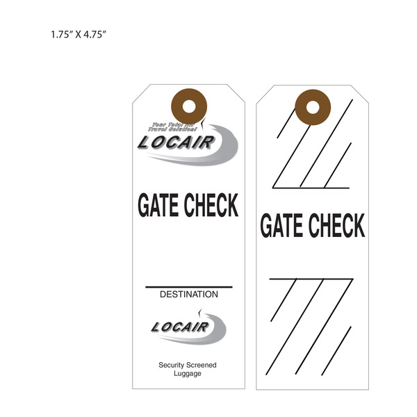 Custom Printed Airline Hang Tags | St. Louis Tag