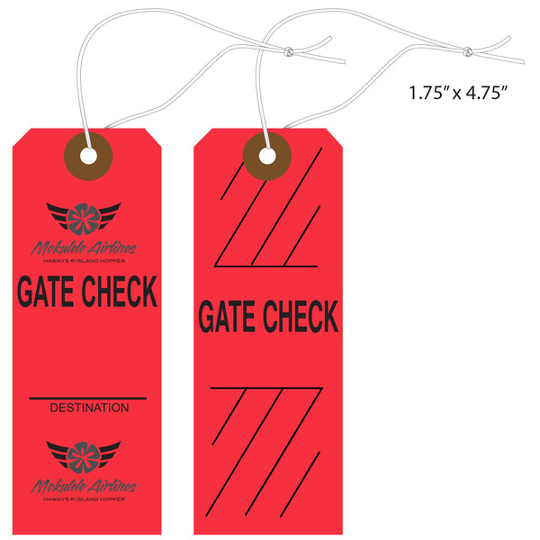 Custom Printed Airline Hang Tags | St. Louis Tag