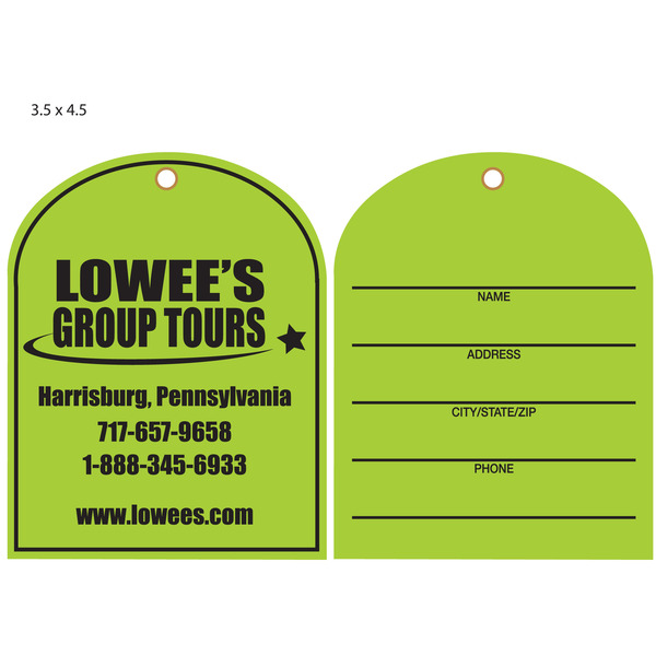 Custom Printed Travel Tags | St. Louis Tag