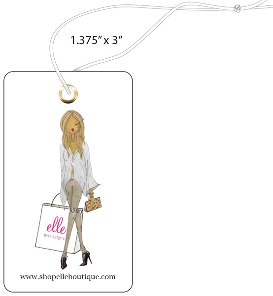 Custom Hang Tags with Rounded Corners | St. Louis Tag