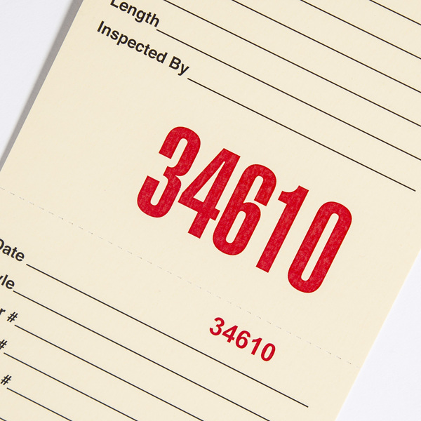 Consecutive Numbering & Barcode Hang Tags | St. Louis Tag