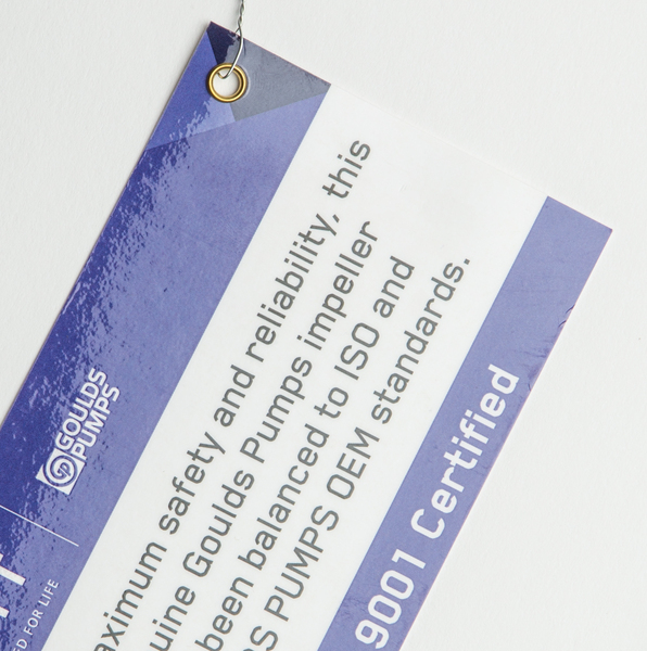 Laminated Custom Hang Tags | St. Louis Tag