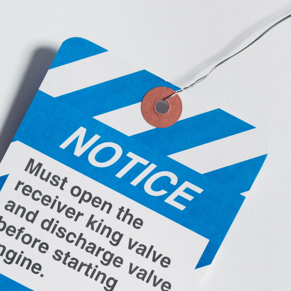 Custom Hang Tags with Rounded Corners | St. Louis Tag