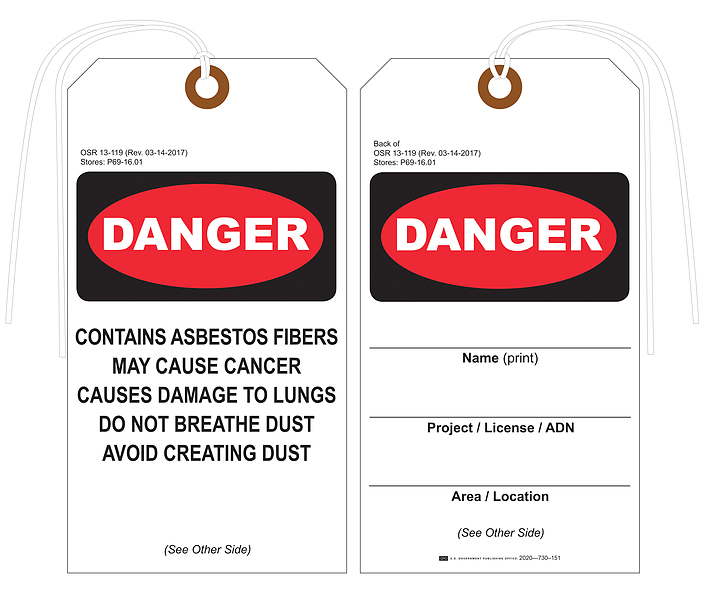 Custom Printed Danger Hang Tags | St. Louis Tag