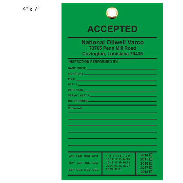 Custom Accepted Tags | St. Louis Tag