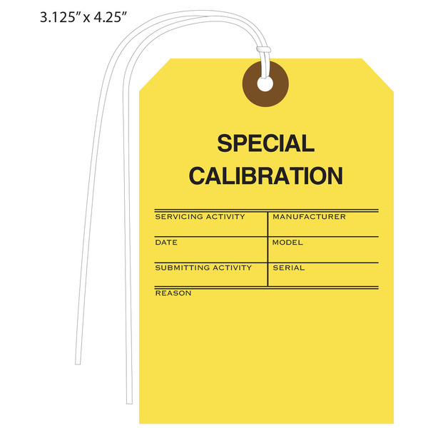 Custom Calibration Hang Tags | St. Louis Tag