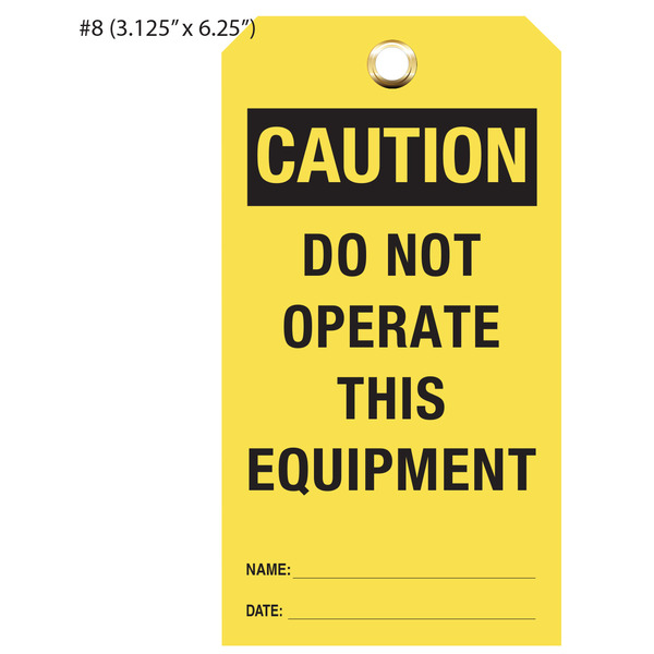 Custom Do Not Operate Tags | St. Louis Tag