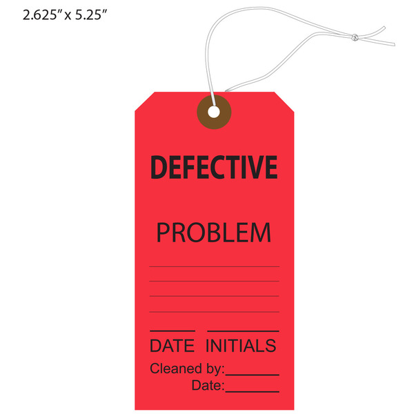 Custom Defective Hang Tags (Do Not Use Tags) | St. Louis Tag