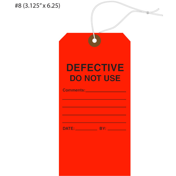 Custom Defective Hang Tags (Do Not Use Tags) | St. Louis Tag