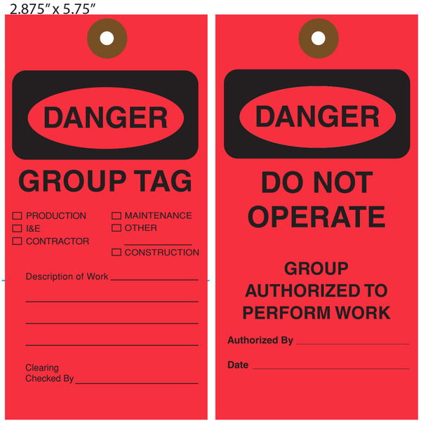 Custom Do Not Operate Tags | St. Louis Tag