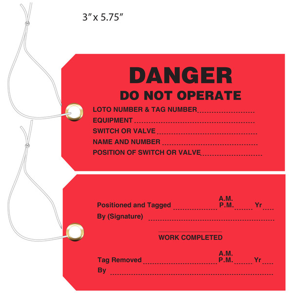 Custom Do Not Operate Tags | St. Louis Tag