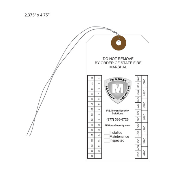 Custom Fire Extinguisher Tags For Your Brand | St. Louis Tag