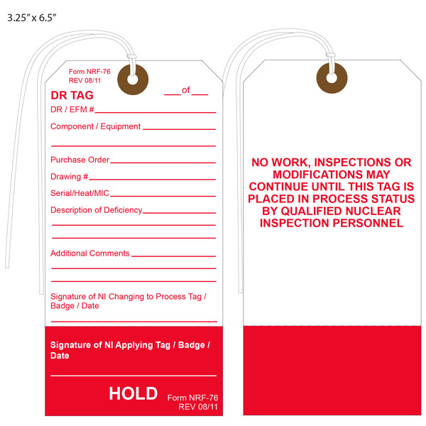 Custom Hold Tags | St. Louis Tag