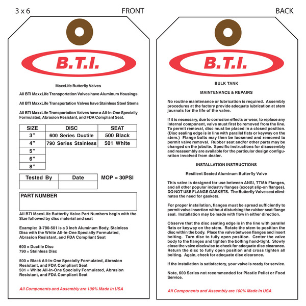 Custom Printed Instruction Hang Tags | St. Louis Tag