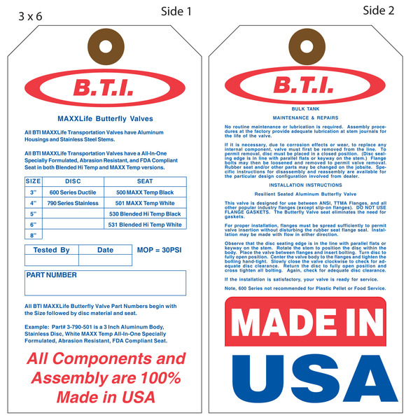 Custom Maintenance Record Hang Tags | St. Louis Tag