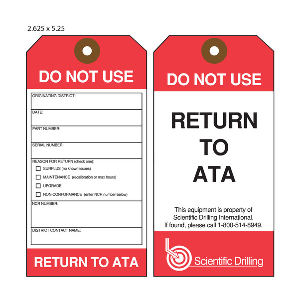 Custom Maintenance Record Hang Tags | St. Louis Tag