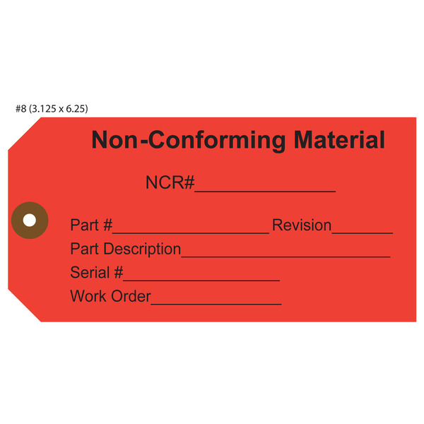 Custom Non-Conformance Hang Tags | St. Louis Tag