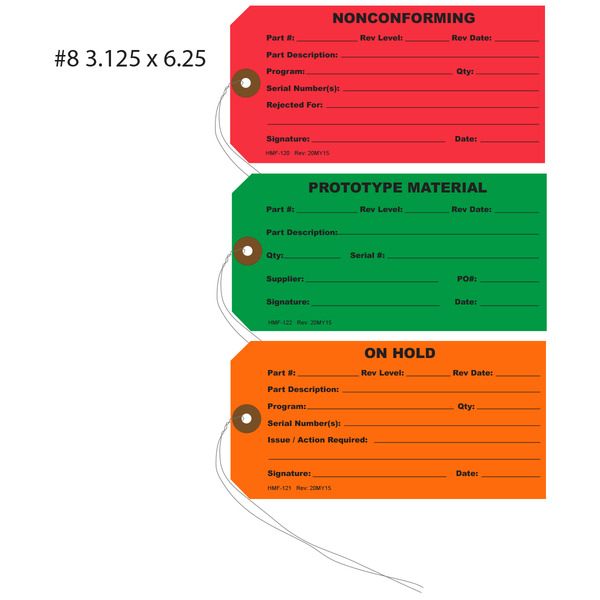 Custom Non-Conformance Hang Tags | St. Louis Tag