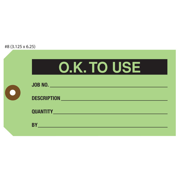 Custom Printed Ok To Use Hang Tags | St. Louis Tag