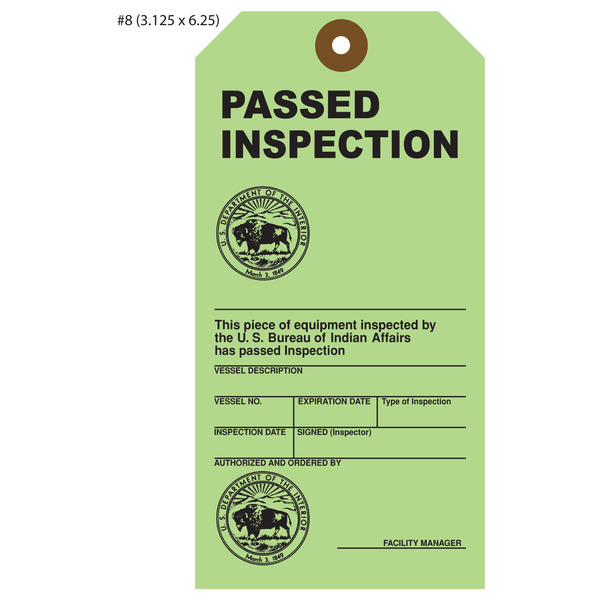 Custom Printed Q.A. Quality Audit Approved Hang Tags | St. Louis Tag