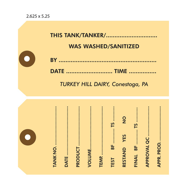 Custom Printed Q.A. Quality Audit Approved Hang Tags | St. Louis Tag