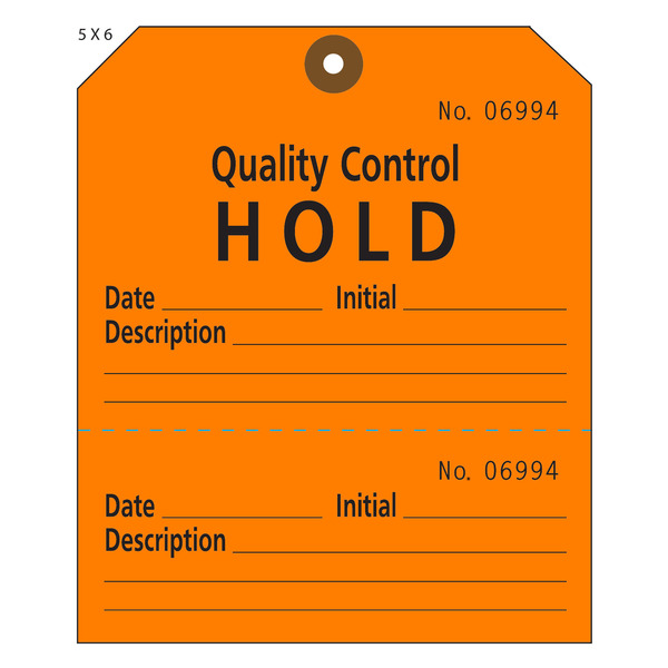 Custom Quality Control Tags | St. Louis Tag
