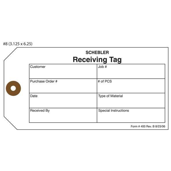 Custom Printed Receiving Hang Tags | St. Louis Tag