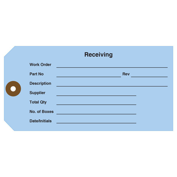 Custom Printed Receiving Hang Tags | St. Louis Tag