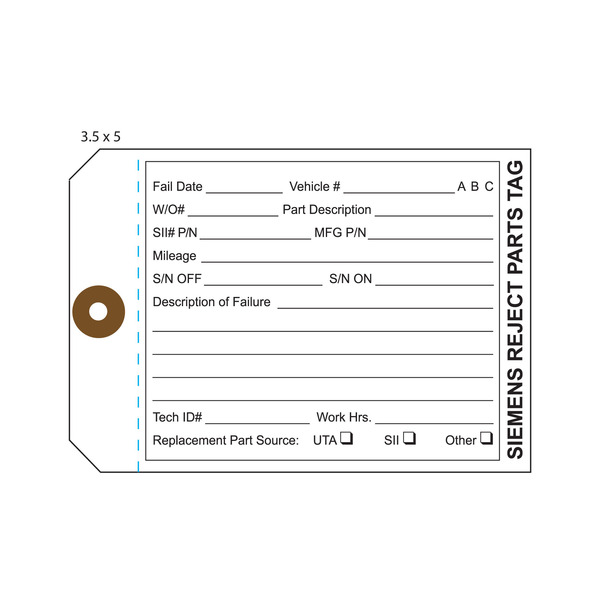 Custom Rejected Hang Tags | St. Louis Tag