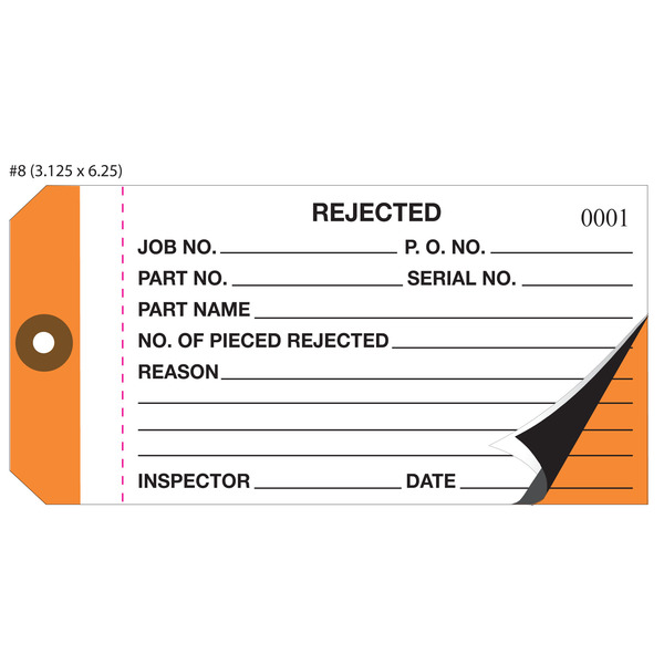 Custom Rejected Hang Tags | St. Louis Tag