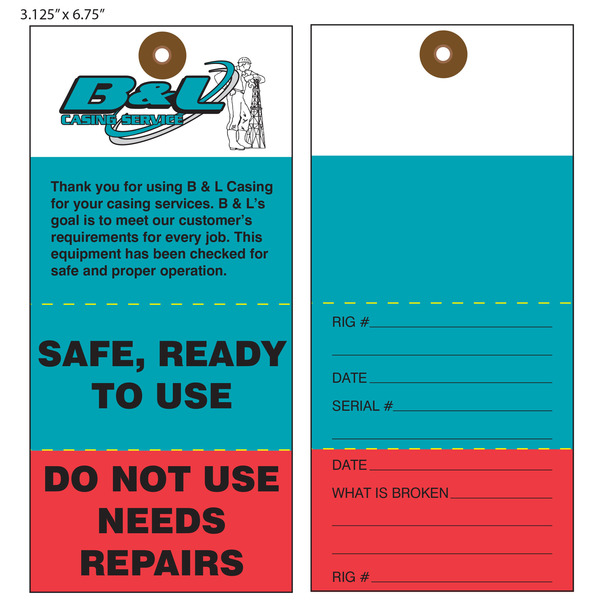 Custom Rejected Hang Tags | St. Louis Tag