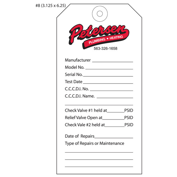 Custom Repair Tags | St. Louis Tag