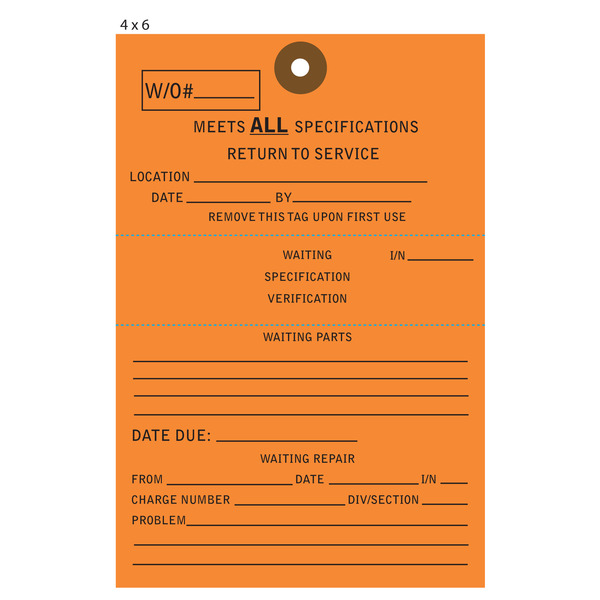 Custom Printed Return-To-Stock Hang Tags | St. Louis Tag