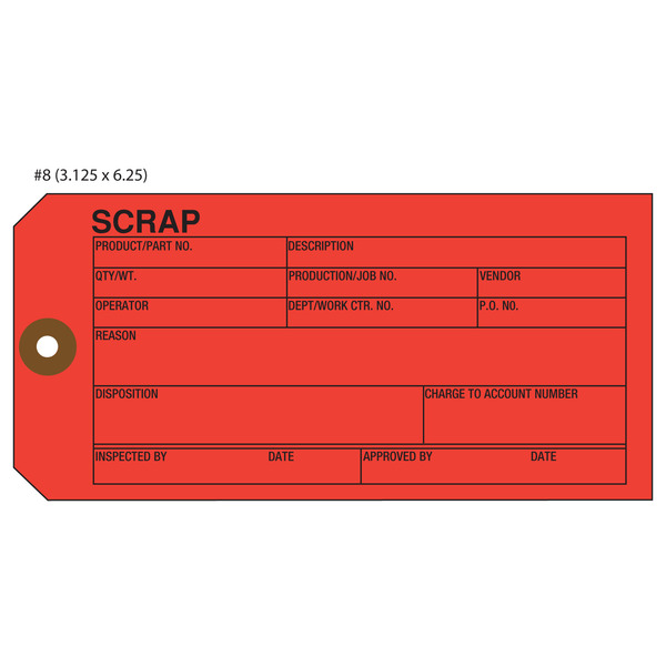 Custom Scrap Hang Tags | St. Louis Tag