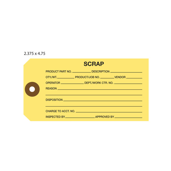 Custom Scrap Hang Tags | St. Louis Tag