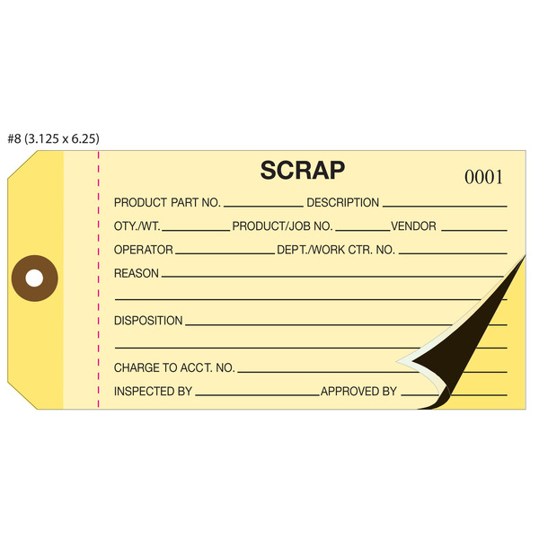 Custom Scrap Hang Tags | St. Louis Tag