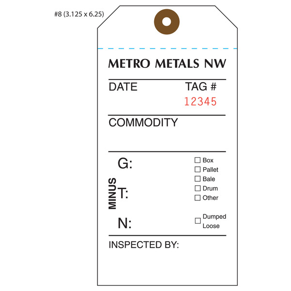 Custom Bale Hang Tags | St. Louis Tag