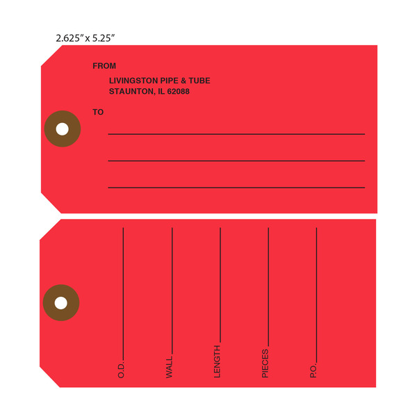 Custom Bale Hang Tags | St. Louis Tag