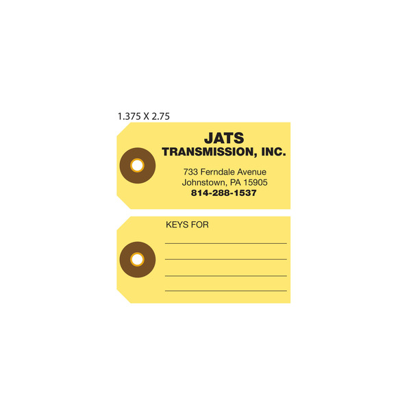 Custom Printed Key Tags | St. Louis Tag