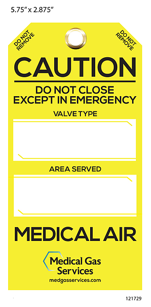Empty, In-Use, Full Gas Cylinder Tags | Custom Hang Tags