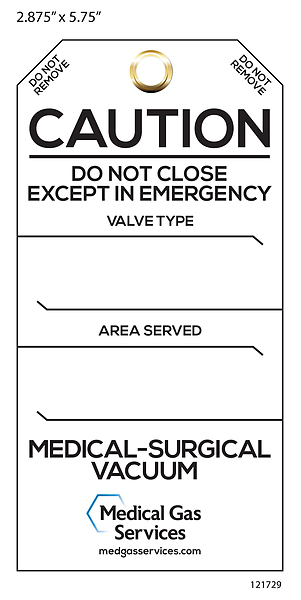 Empty, In-Use, Full Gas Cylinder Tags | Custom Hang Tags