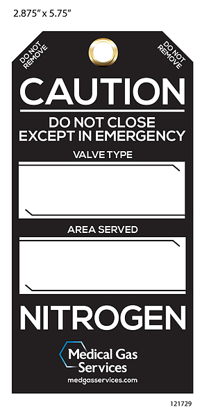 Empty, In-Use, Full Gas Cylinder Tags | Custom Hang Tags