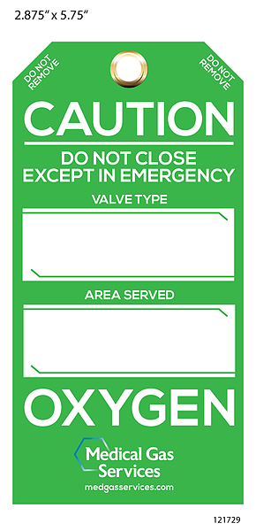 Empty, In-Use, Full Gas Cylinder Tags | Custom Hang Tags