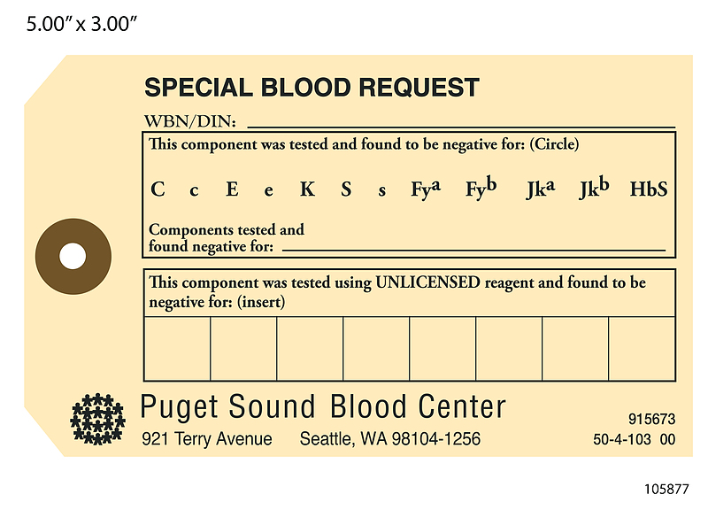 Custom Hospital Hang Tags | St. Louis Tag