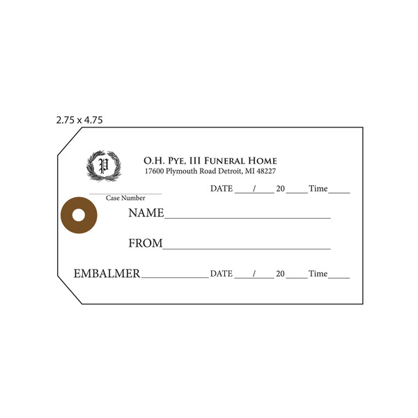 Custom Toe Tags | St. Louis Tag