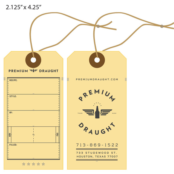 Custom Growler & Bottle Hang Tags | St. Louis Tag