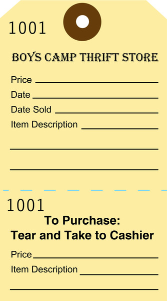 Custom Thrift Store Price Tags | St. Louis Tag