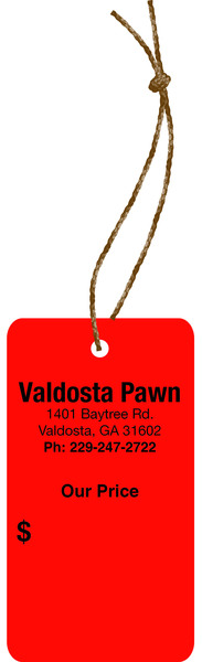 Custom Pawn Shop Price Tags | St. Louis Tag