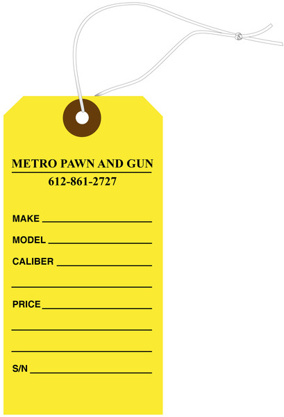 Custom Pawn Shop Price Tags | St. Louis Tag