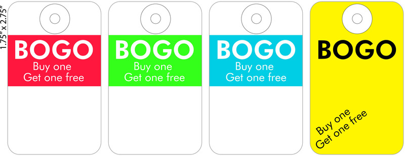 Custom BOGO Hang Tags | St. Louis Tag